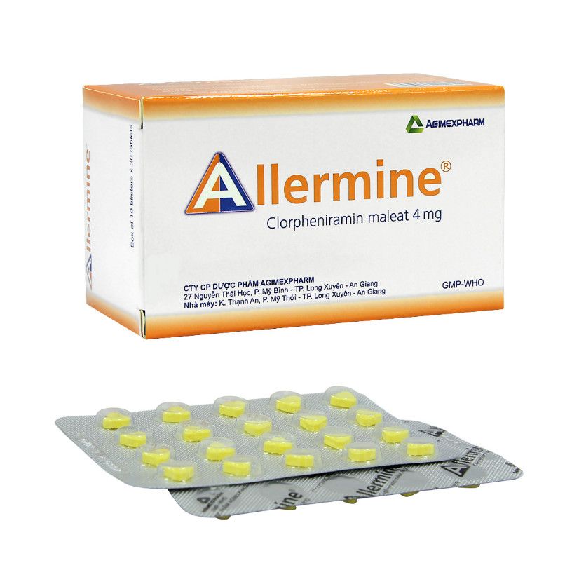 Allermine Clorpheniramin 4mg Agimexpharm (h/200v)