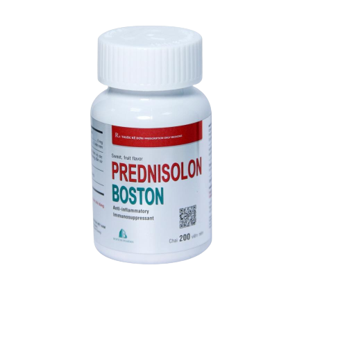 Prednisolon 5mg Ngọt Boston (c/200v)