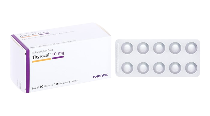 Thyrozol 10mg Merck (h/100v)