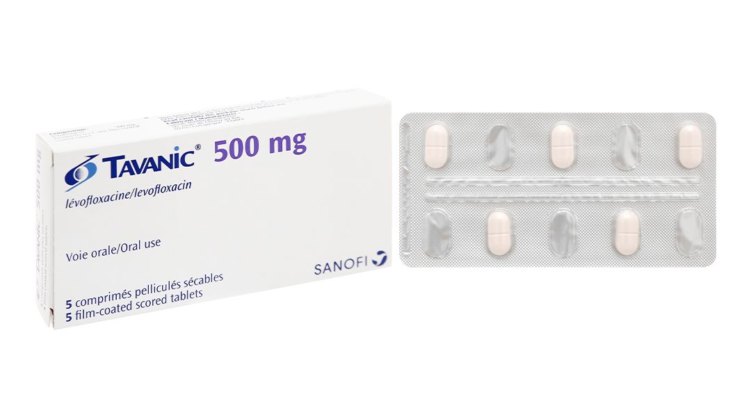 Tavanic Levofloxacin 500mg Sanofi (h/5v)