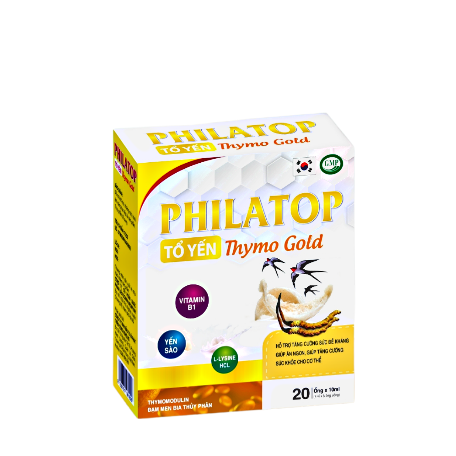 Philatop Tổ Yến Thymo Gold Mediphar (h/20o/10ml)