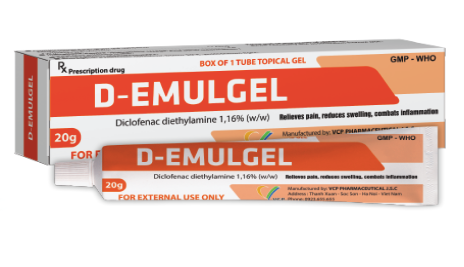 D Emulgel Diclofenac 1.16% Vcp (t/20gr)