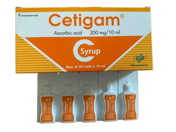 Cetigam Vitamin C 200mg/10ml Opv (h/20o/10ml)