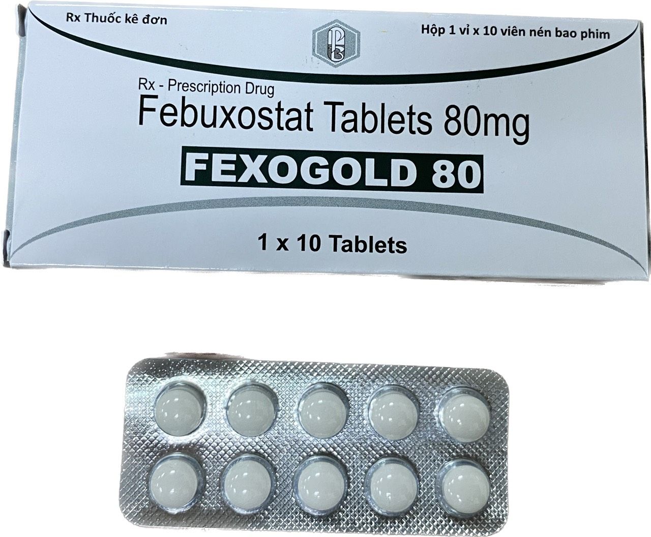 Fexogold Febuxostat 80mg Precise (h/10v)