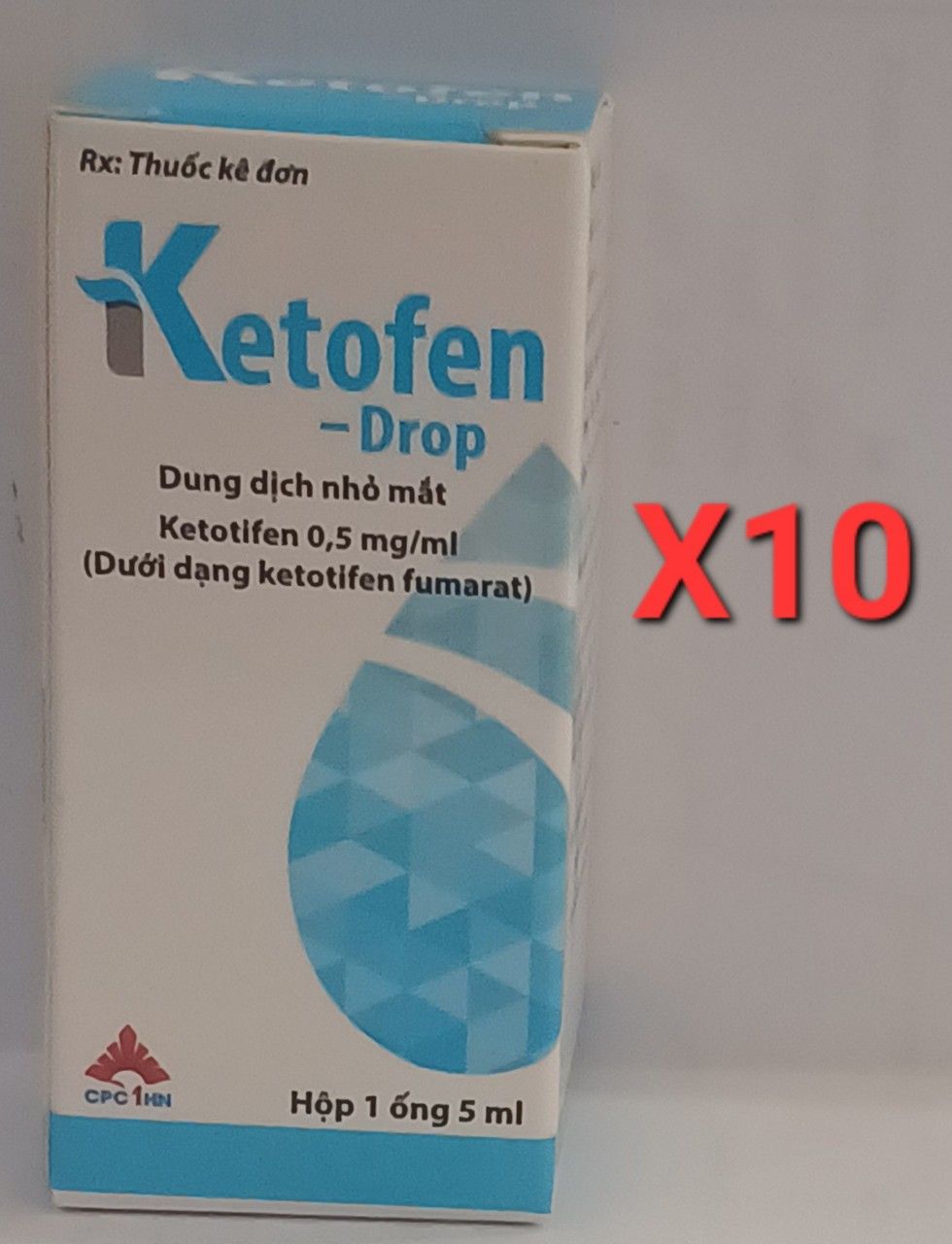 Combo 10 Ketofen Drop Ketofen 0.5mg/ml Cpc1hn (c/5ml)