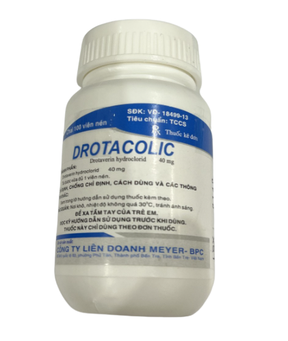 Drotacolic Drotaverin 40mg Meyer Bpc (c/100v)