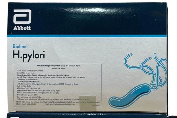 Khay Thử Xét Nghiệm Định Tính Kháng Thể Kháng H.pylori Bioline Abbott ...