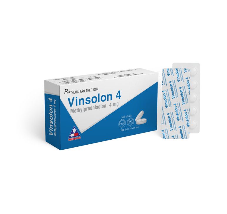 Vinsolon 4 Methylprednisolone 4mg Vinphaco (h/20v)