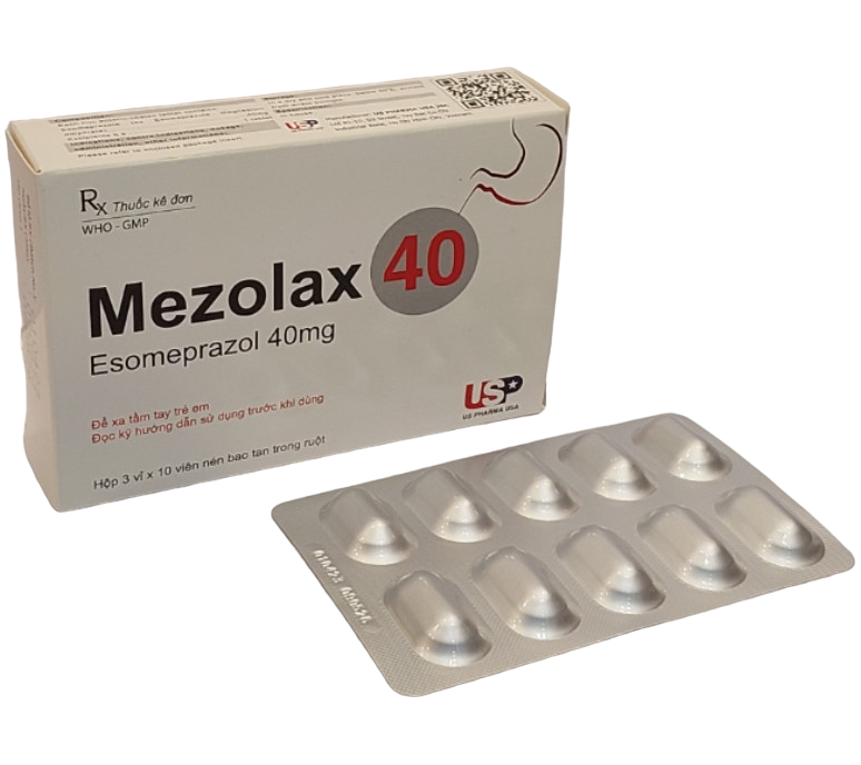 Mezolax Esomeprazol 40mg Usp (h/30v)