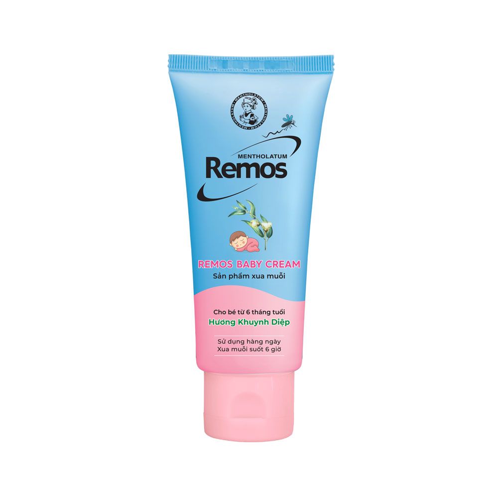 Kem Chống Muỗi Remos Baby Cream Hương Khuynh Diệp Rohto (tube/70gr)
