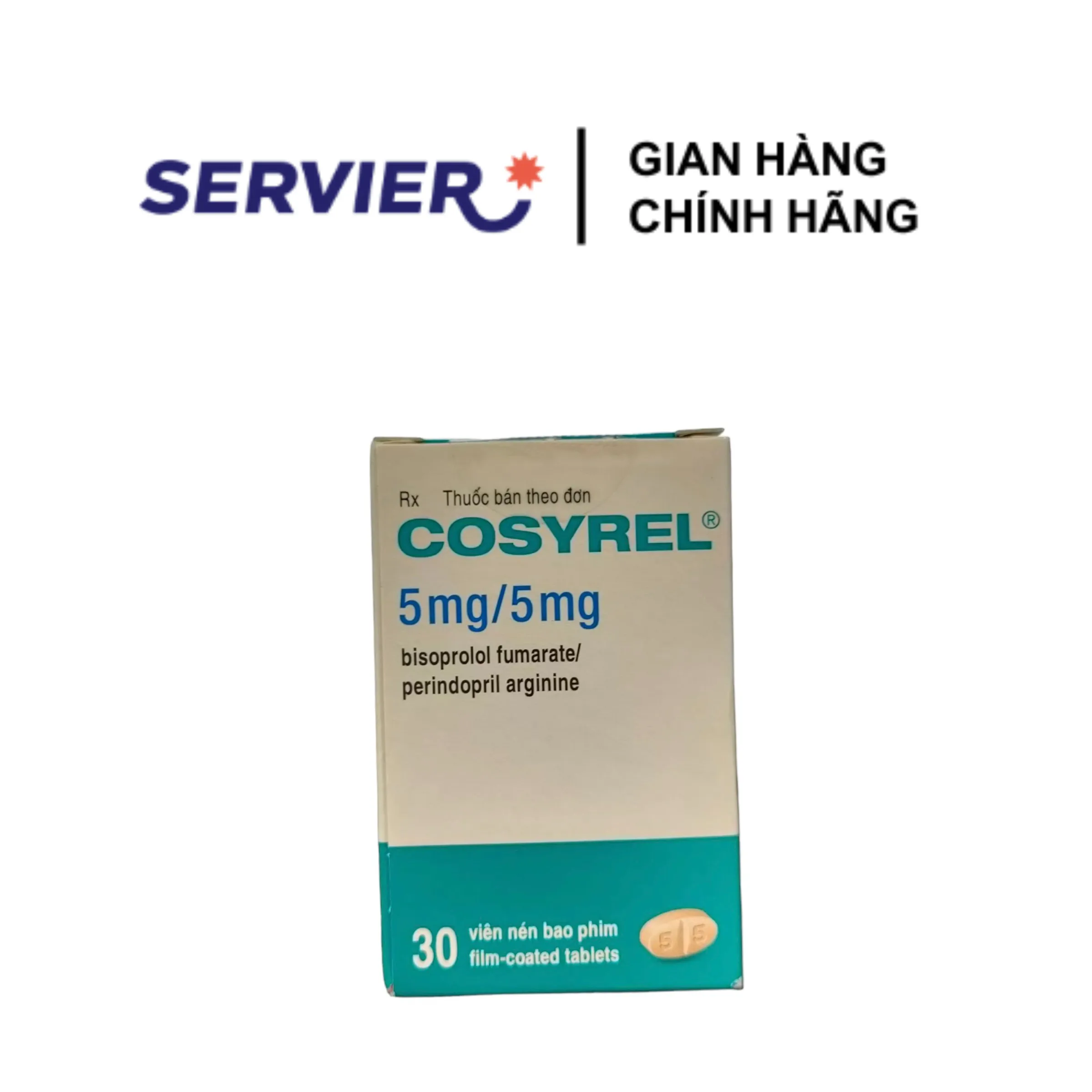 Cosyrel 5mg/5mg Servier (c/30v)
