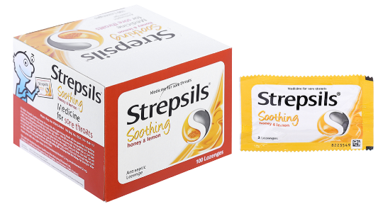 Strepsils Soothing Honey & Lemon Reckitt Benckiser (h/50g/2v)