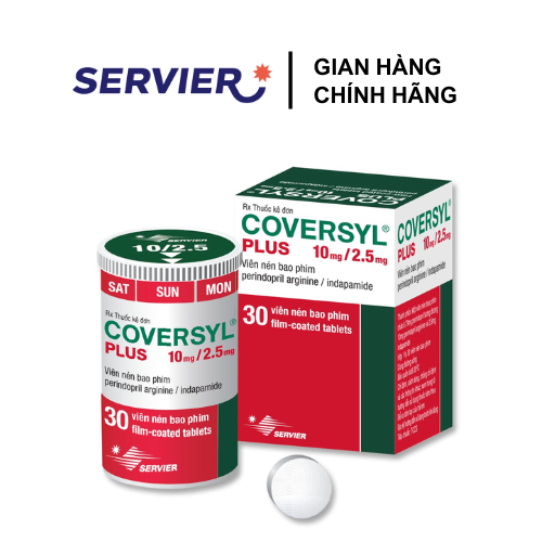 Coversyl Plus 10/2.5mg Servier (c/30v)