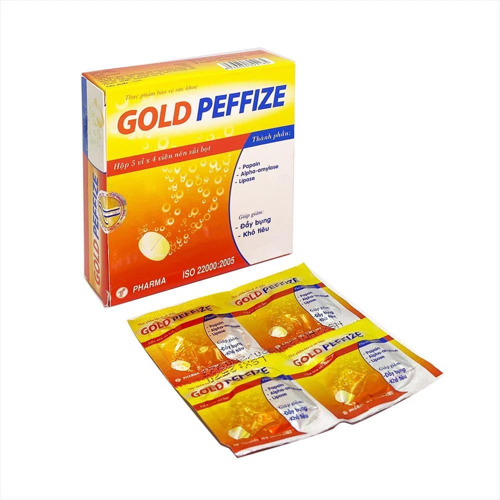 Giảm Đầy Hơi Khó Tiêu Gold Peffize Trường Thọ (h/20v)