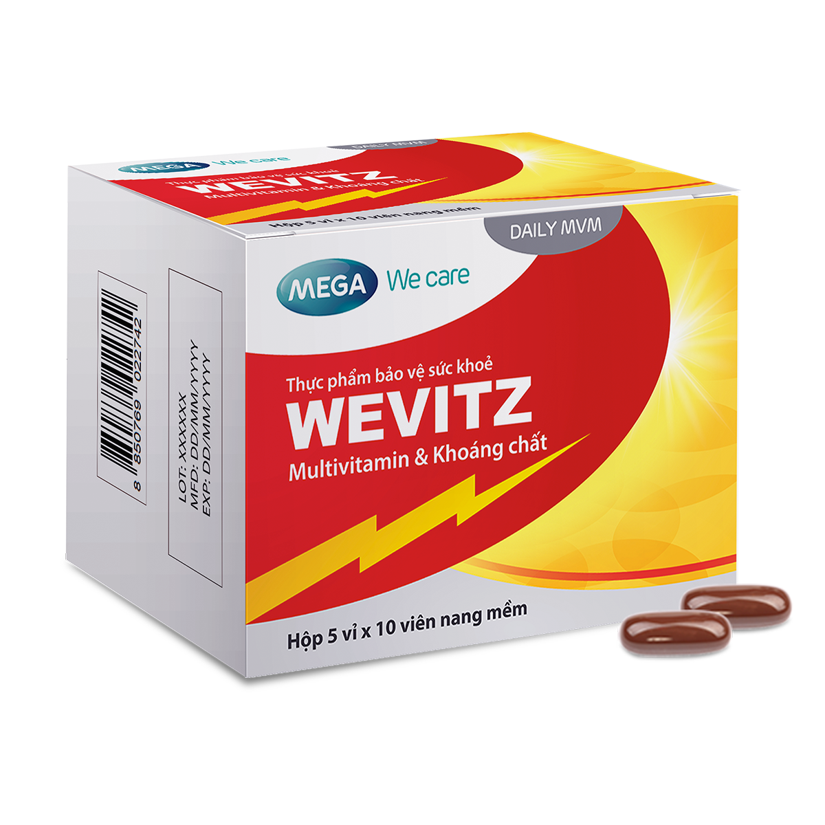 Wevitz Mega (hộp/50 Viên Nang)