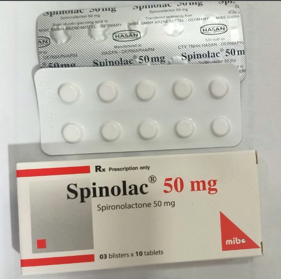 Spinolac Spironolactone 50mg Hasan (h/30v)