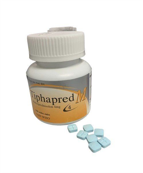Tiphapred M Methylprednisolon 4mg Tipharco (c/100v Nén)