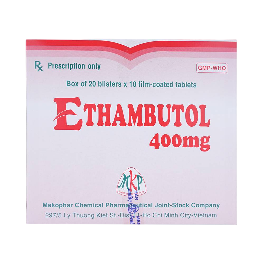Ethambutol 400mg Mekophar (h/200v)