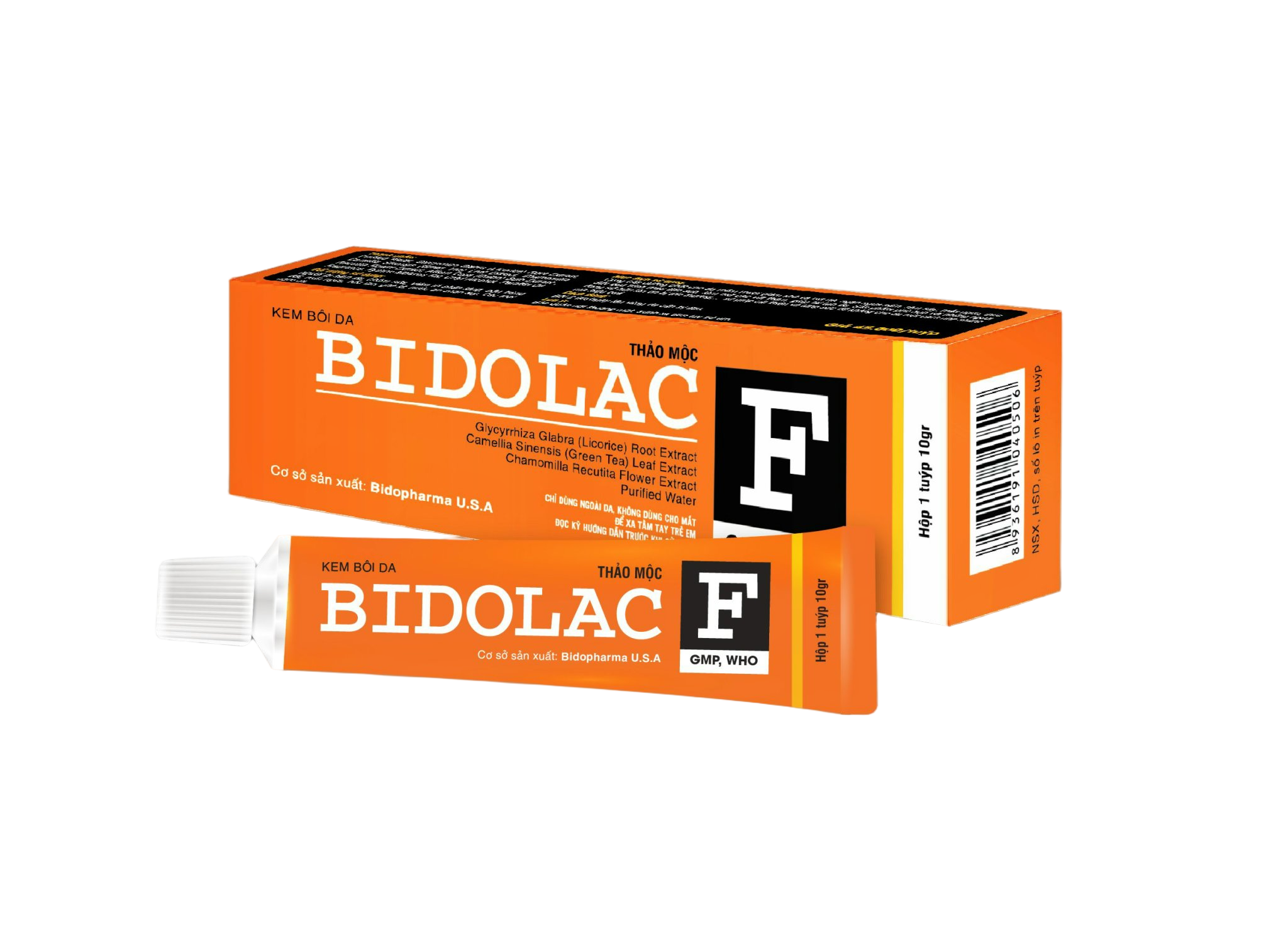 Kem Bôi Da Thảo Mộc Giảm Khô Nứt Nẻ Làm Liền Sẹo Bidolac F Mekong (t/10gr)