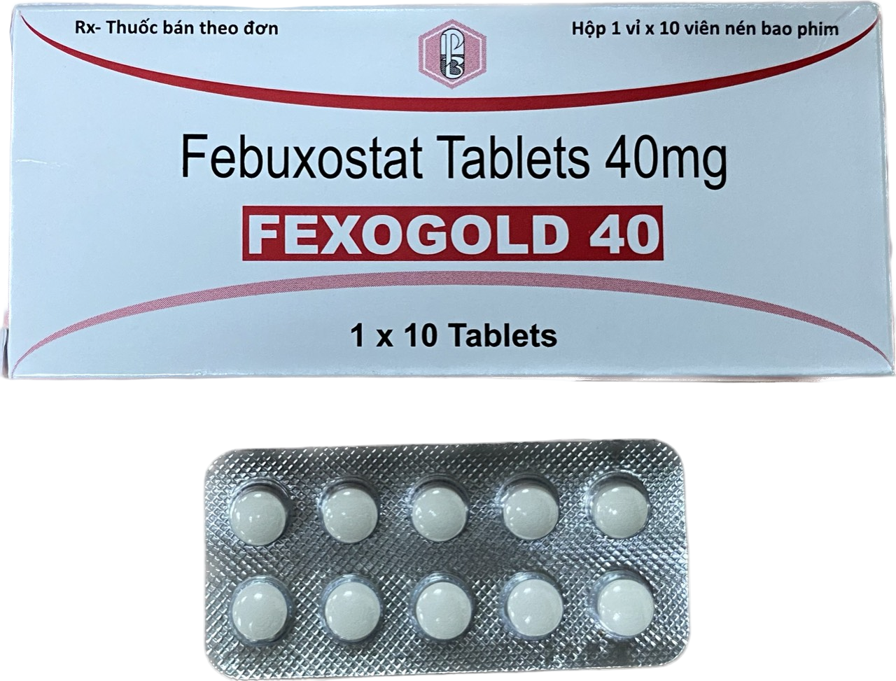 Fexogold Febuxostat 40mg Precise (h/10v)