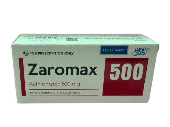 Zaromax Azithromycin 500mg Dhg (h/30v)