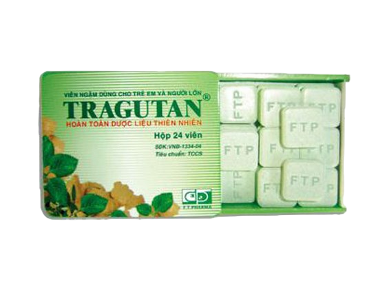 Kẹo Ngậm Tragutan Dp 3/2 (lốc/10h/24v)