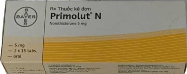 Primolut-n 5mg Bayer (h/30v)