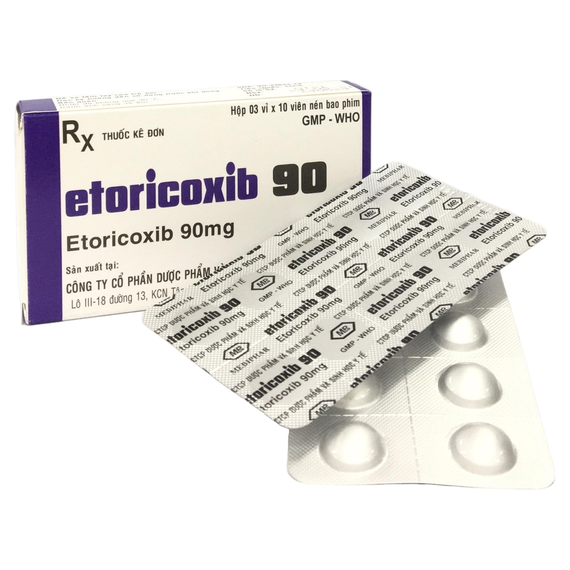 Etoricoxib 90mg Mebiphar (h/30v)