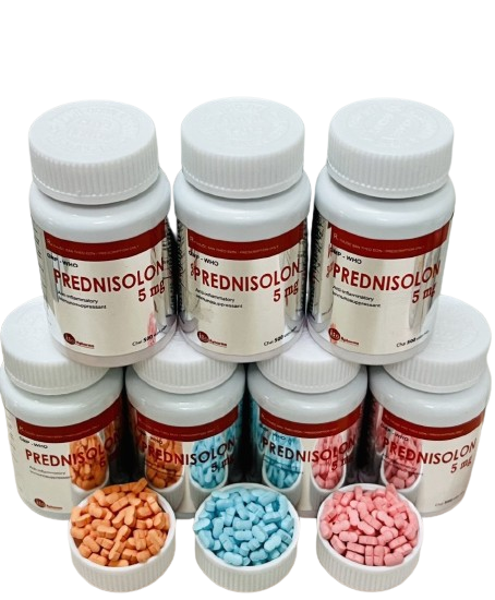 Prednisolon 5mg Armephaco (c/500v) (màu Ngẫu Nhiên)