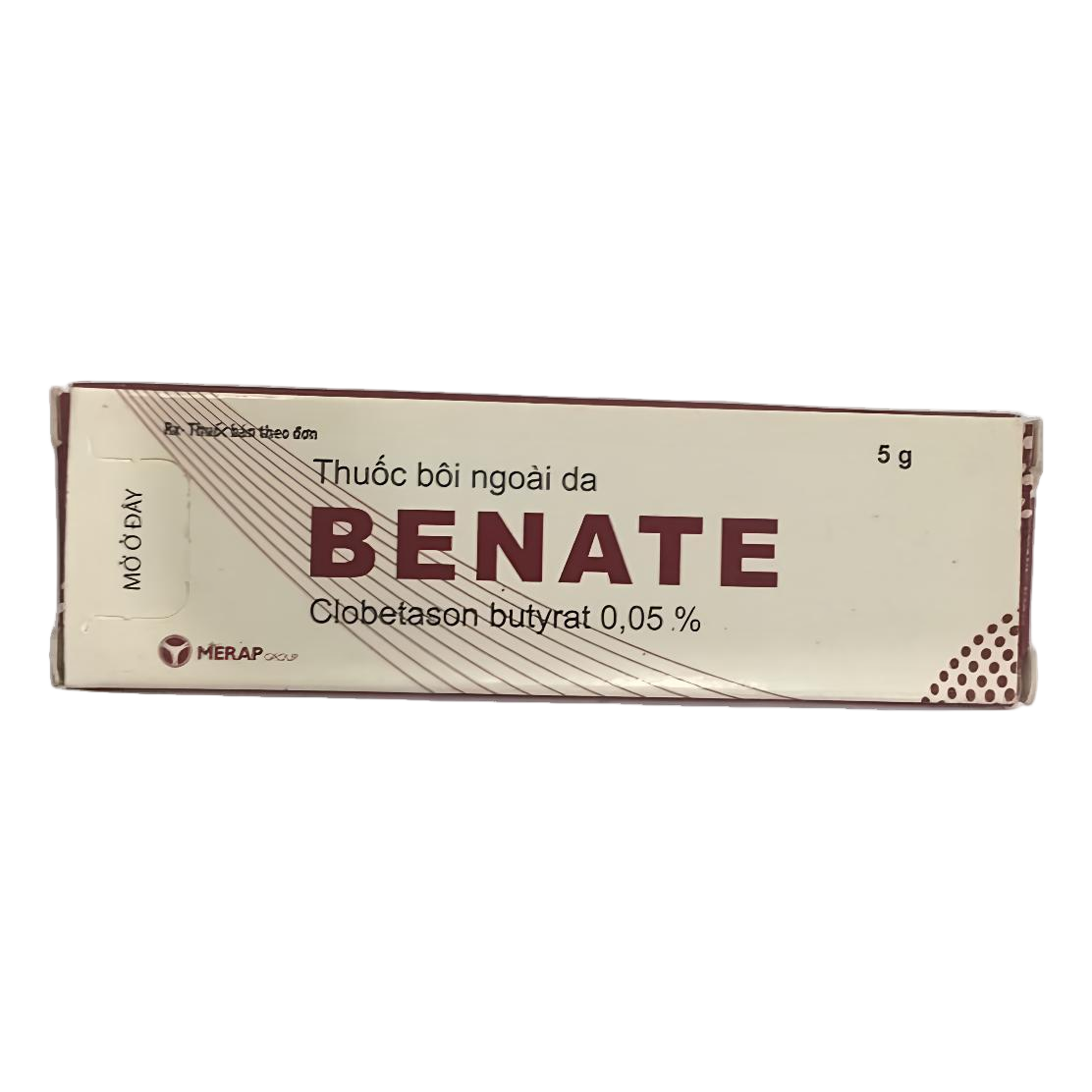 Benate Clobetason 0,05% Merap (tuýp/5gr)