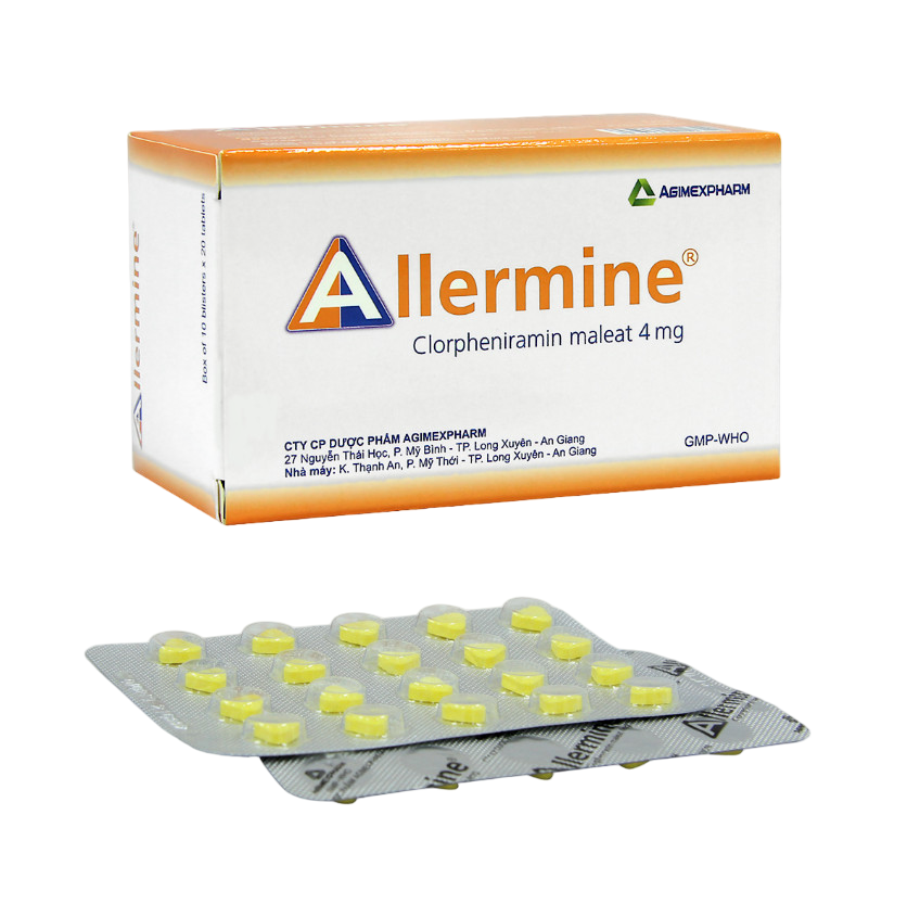 Allermine Clorpheniramin 4mg Agimexpharm (h/200v)