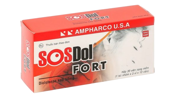 Sosdol Fort Diclofenac 50mg Ampharco (h/30v)
