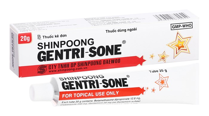 Gentrisone Cream Shinpoong (t/20g) (lớn)