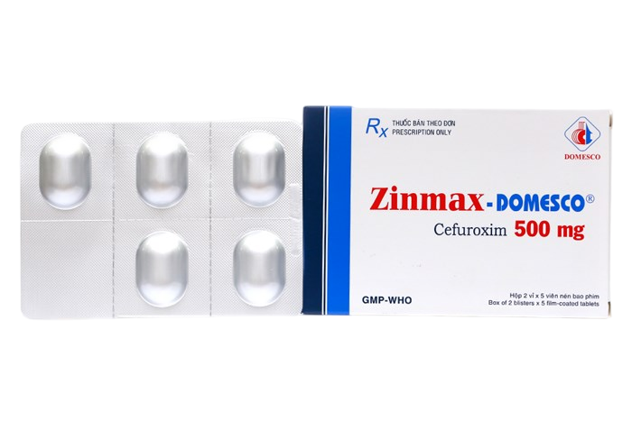 Zinmax Cefuroxim 500mg Domesco (h/10v)