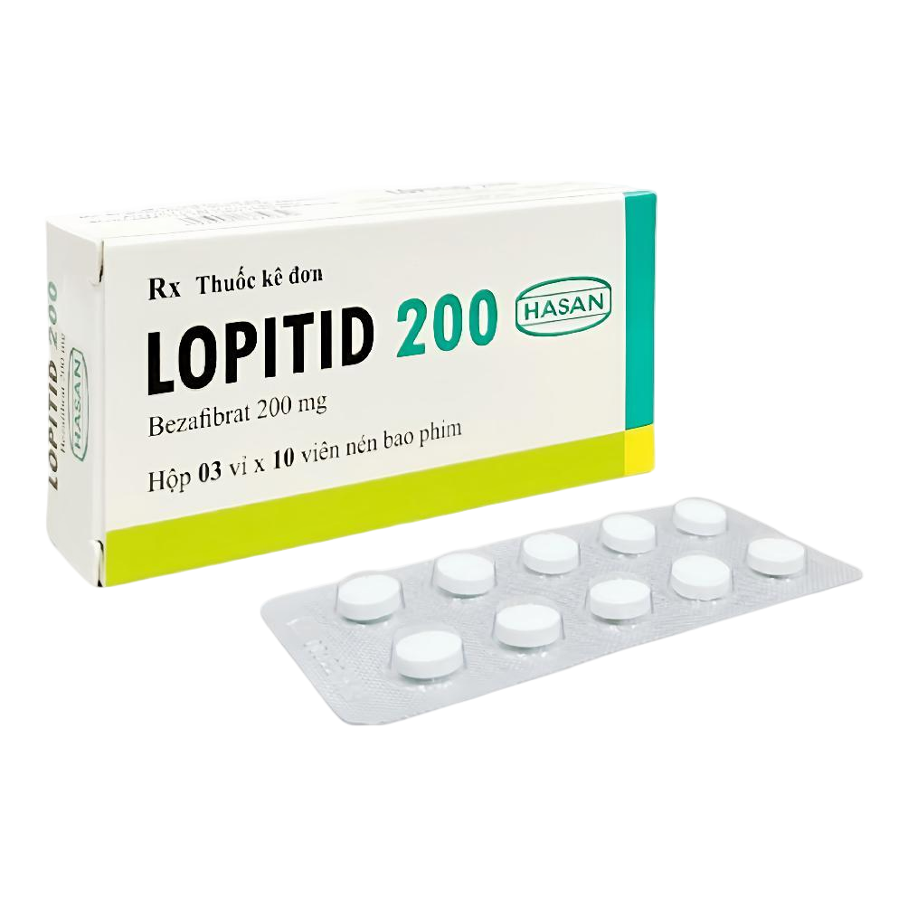Lopitid Bezafibrat 200mg Hasan (h/30v)