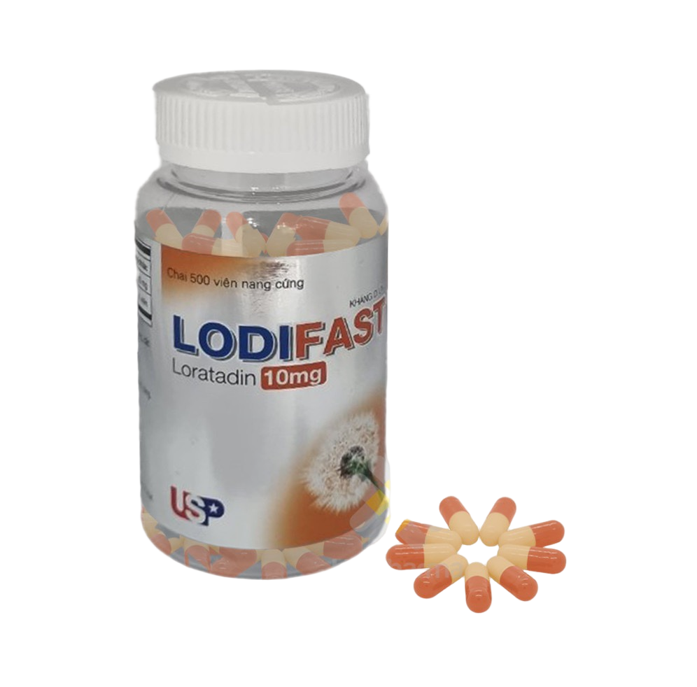 Lodifast Loratadin 10mg Usp (c/500v)
