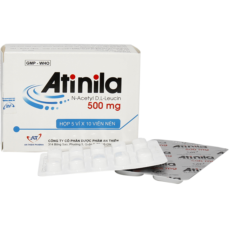Atinila N-acetyl-dl-leucin 500mg An Thiên (h/50v)
