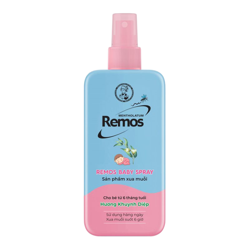 Remos Xịt Hương Khuynh Diệp Baby Spray Rohto (c/70ml)