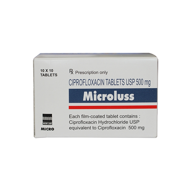Microluss Ciprofloxacin 500mg Micro (h/100v)