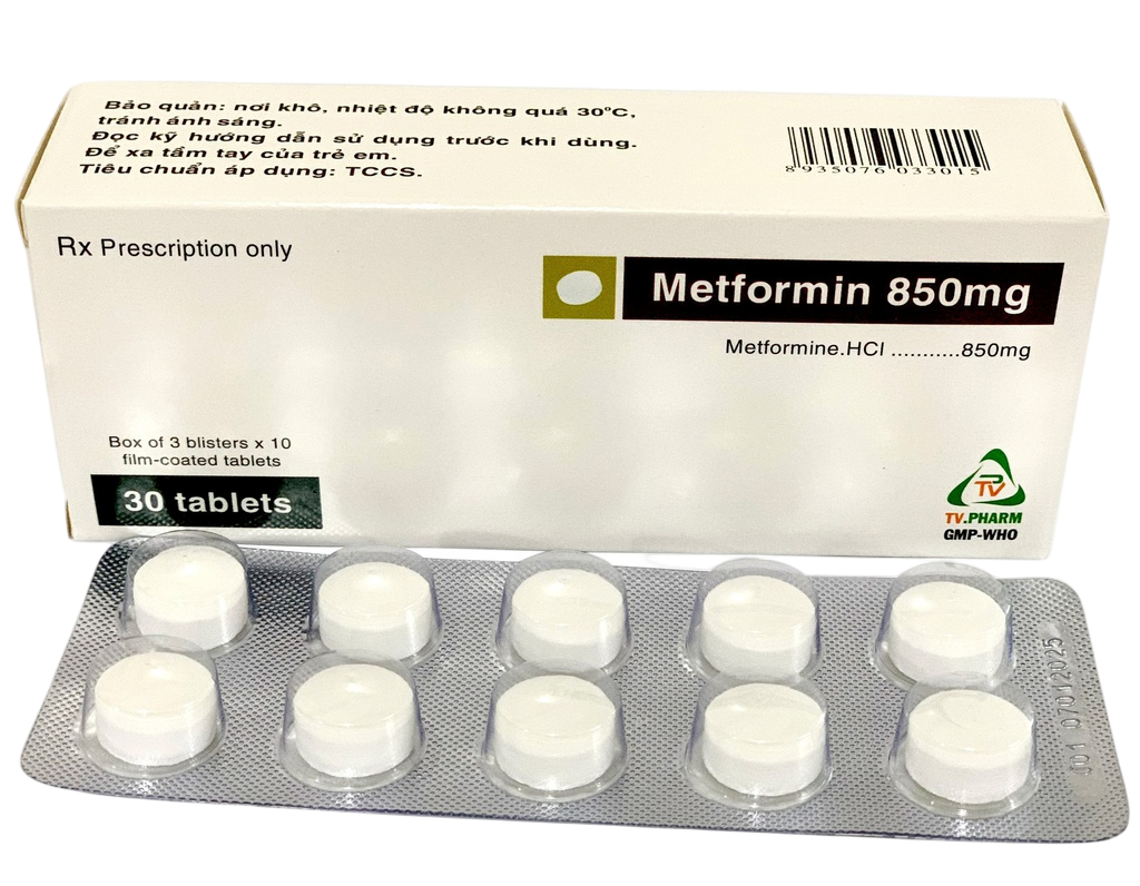 Metformin 850mg Tv.pharm (h/30v)