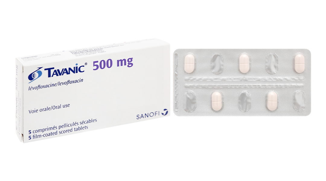 Tavanic Levofloxacin 500mg Sanofi (h/5v)