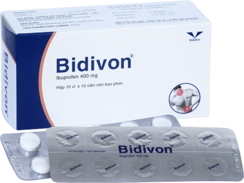Bidivon Ibuprofen 400mg Bidiphar (h/100v)