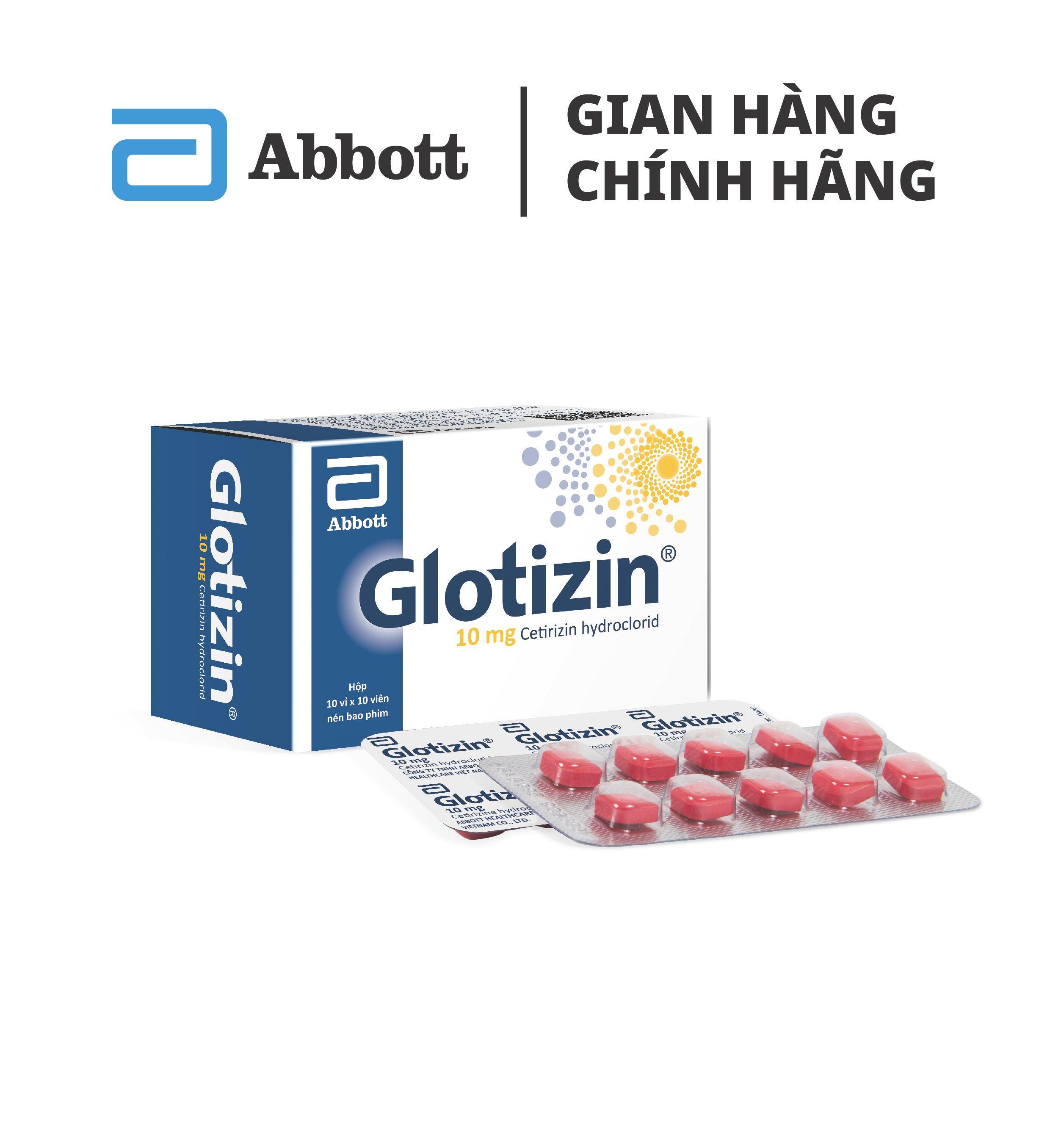 Glotizin 10mg Abbott (h/100v)