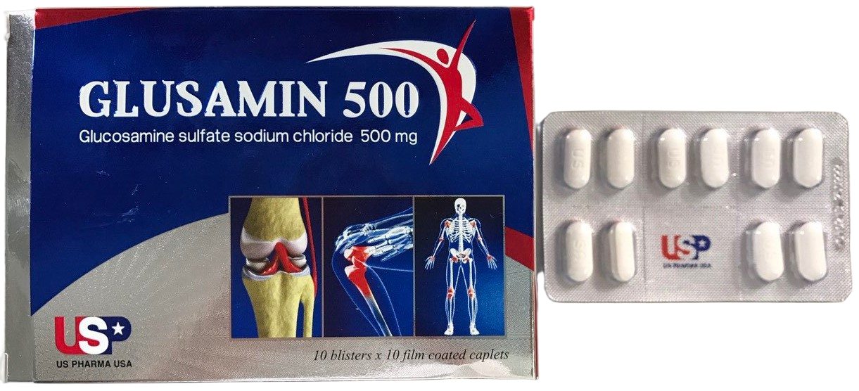 Glucosamin 500mg Caplets Usp Pharma (h/100v)