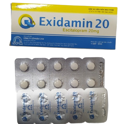 Exidamin Escitalopram 20mg Spm (h/30v)