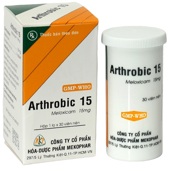 Arthrobic Meloxicam 15mg Tablets Mekophar (c/30v)