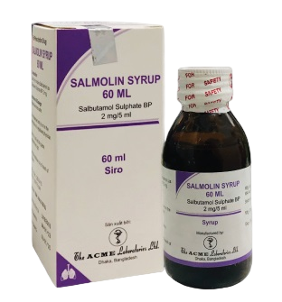 Salmolin Syrup Salbutamol 2mg/5ml Acme (c/60ml)