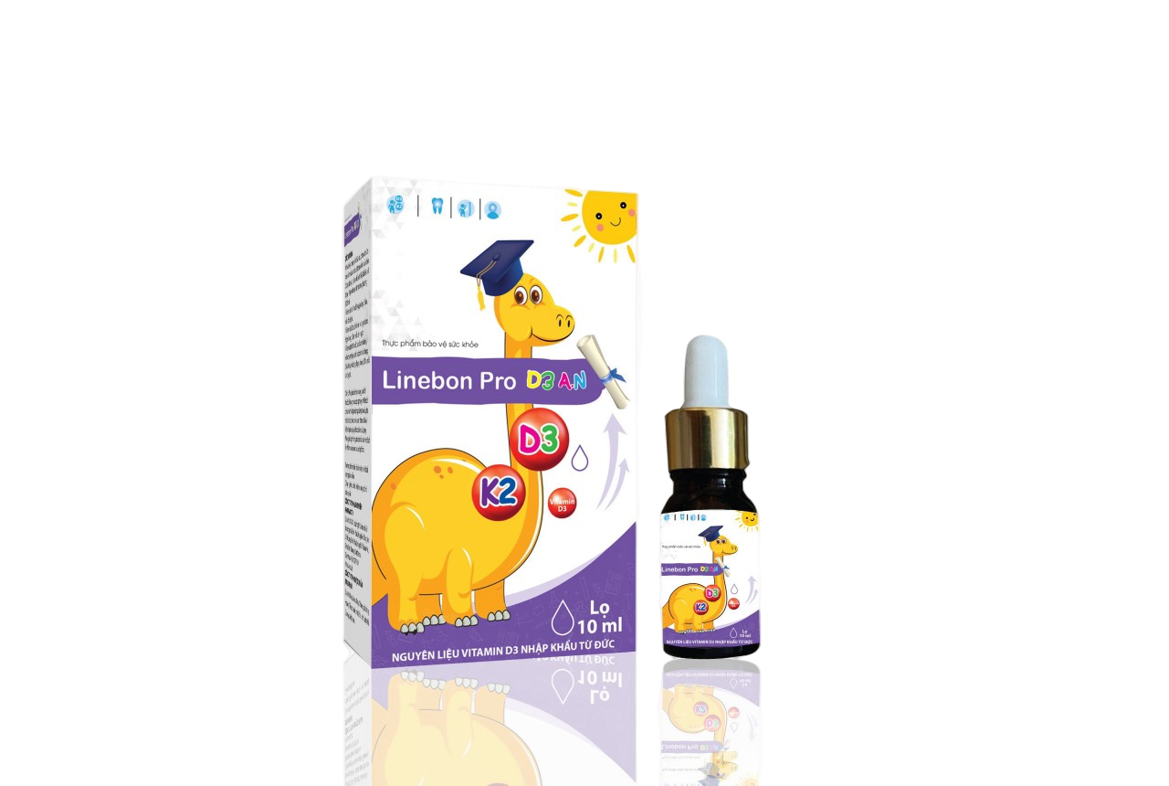 Vitamin D3 K2 Linebon Pro D3 A.n Anh Nhiên (c/10ml)