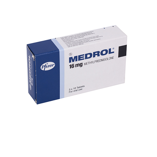 Medrol 16mg Pfizer (h/30v)