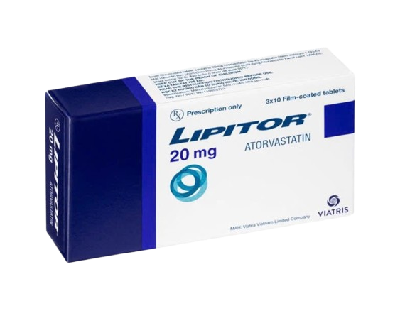 Lipitor 20mg Nén Pfizer (h/30v)